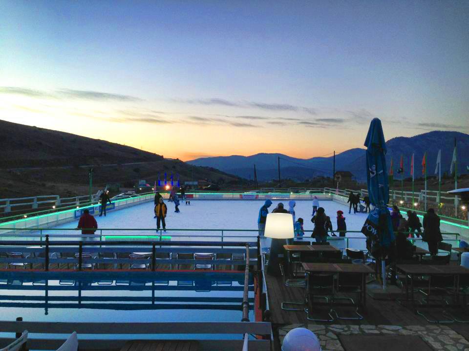 Ice skating rink | Kids Love Greece