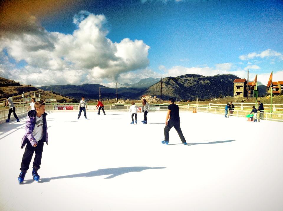 Ice skating rink | Kids Love Greece
